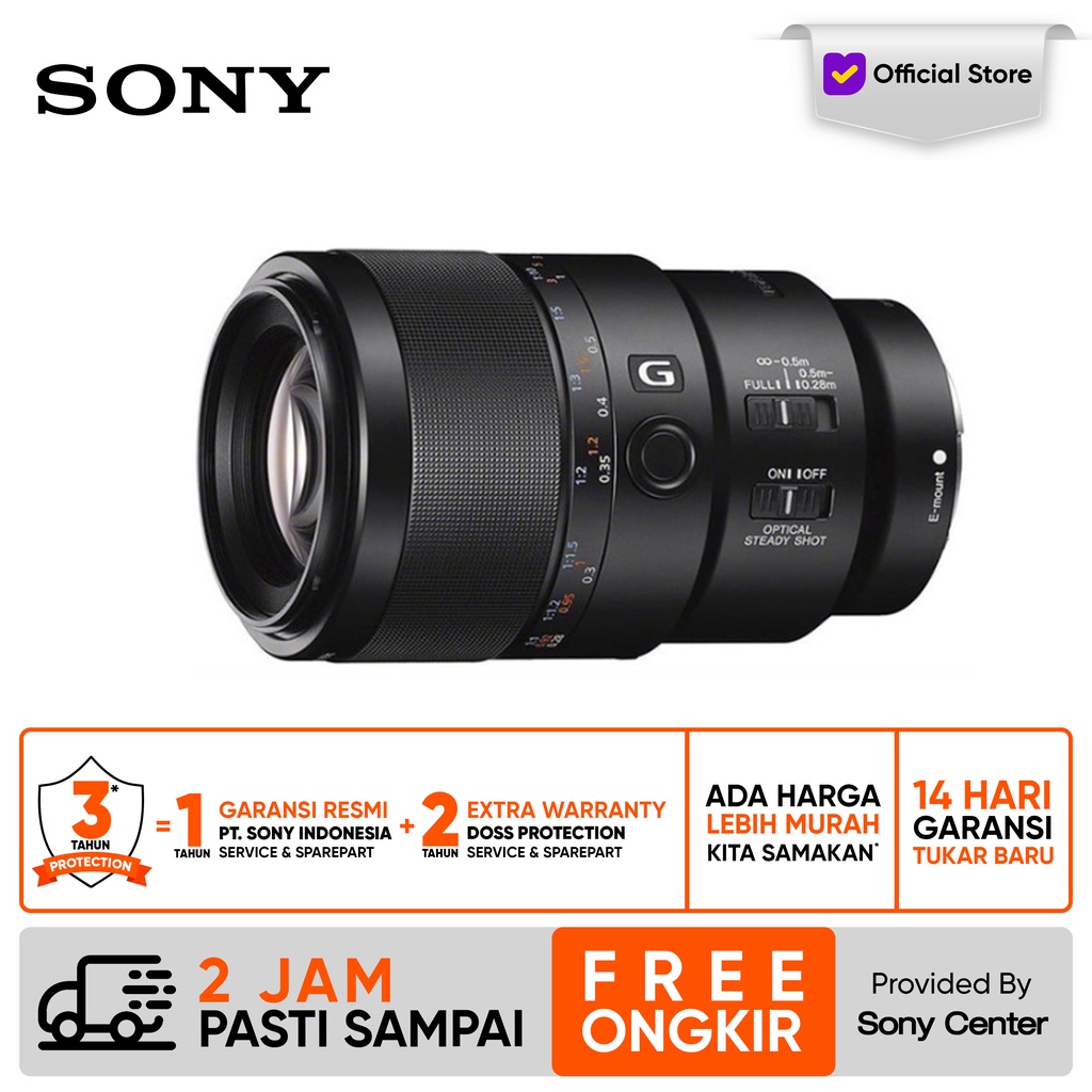 Jual SONY FE 90mm f/2.8 Macro G OSS / SEL90M28G | Shopee Indonesia