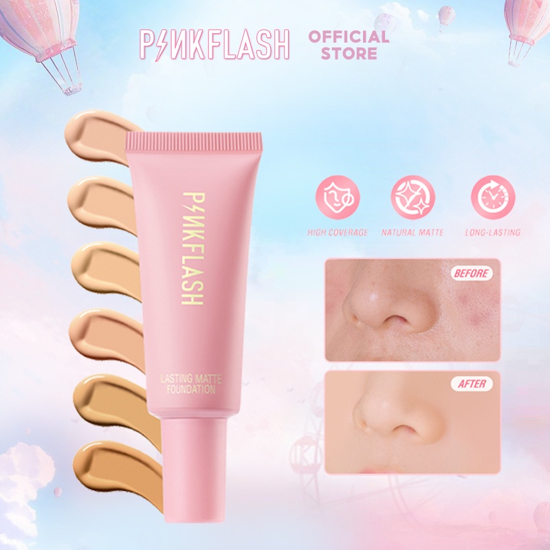 Jual PINKFLASH OhMySelf Weightless Long Lasting All-day Tahan Air Matte ...