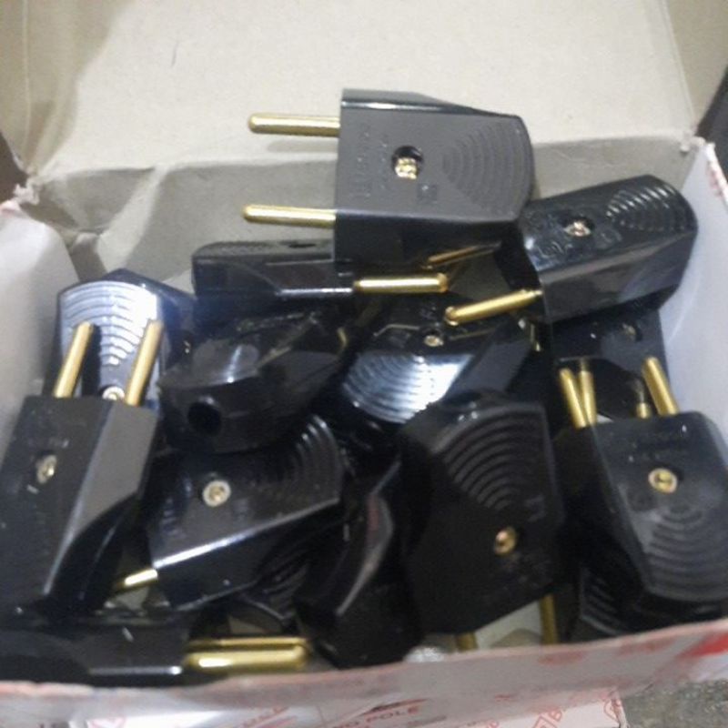 Jual jack listrik broco two pole plug 344LN | Shopee Indonesia