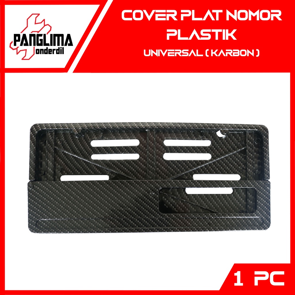 Jual Cover Plat Nomor Plastik Motor Universal Honda-Yamaha-Suzuki Bebek ...