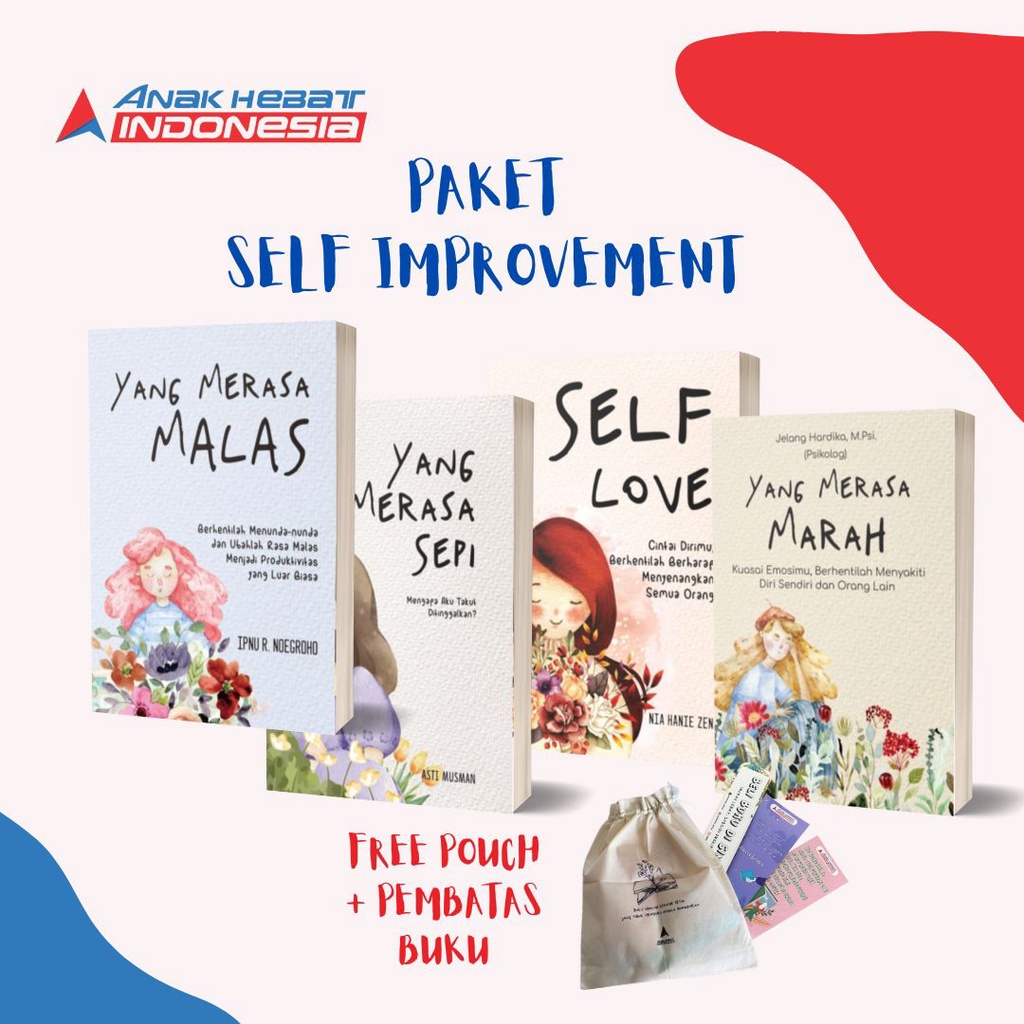 Jual Paket Buku Pengembangan Diri, Self Love, yang Merasa Marah, Sepi ...