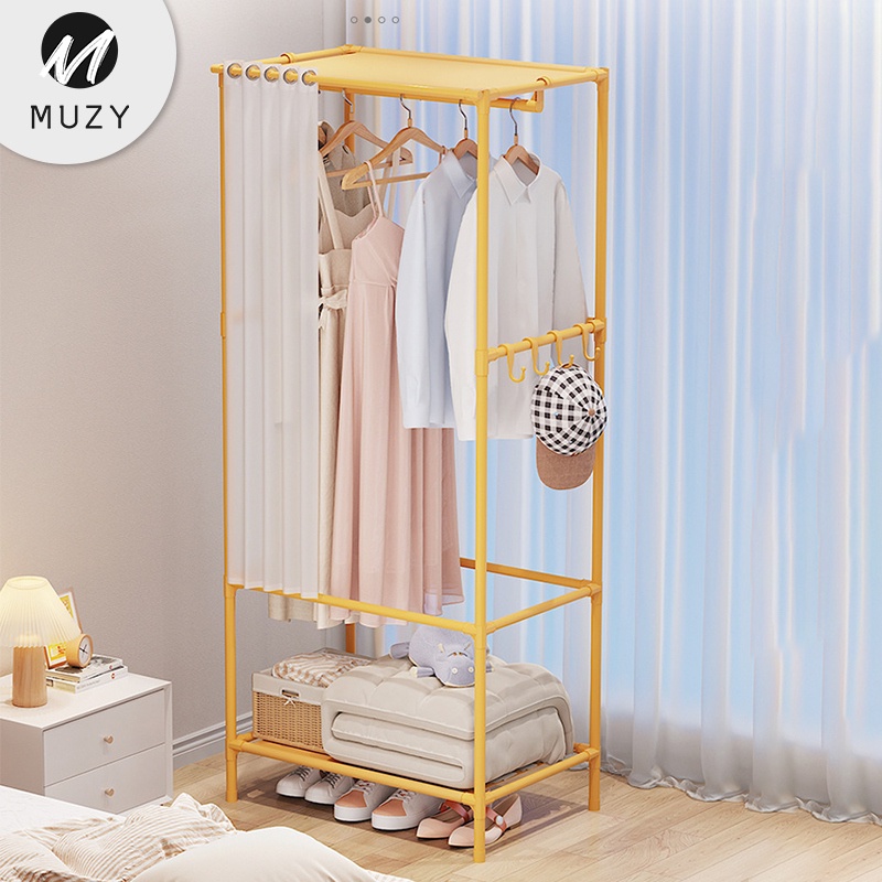 Jual Muzy Rak Gantungan Pakaian Stand Hanger Jemuran Baju Besi Tempat ...