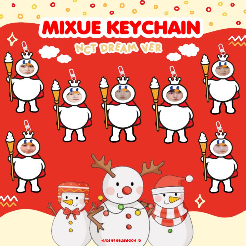 Jual [PO] KEYCHAIN KEYRING ACRYLIC MIXUE NCT GANTUNGAN KUNCI | Shopee ...