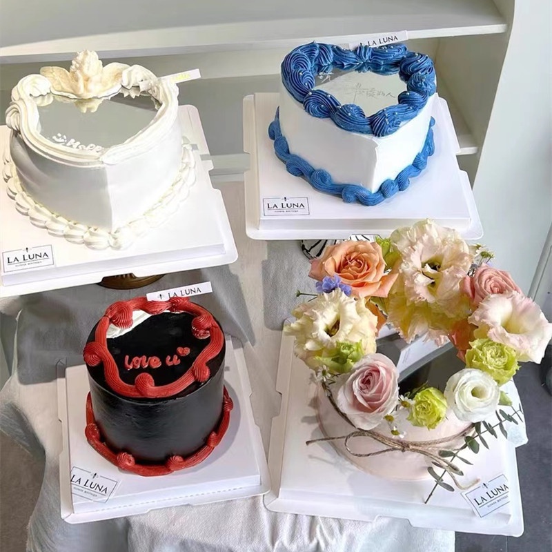 Jual Dekorasi Hiasan Kue Topper Cermin Hiasan Kue Akrilik Cake Mirror ...