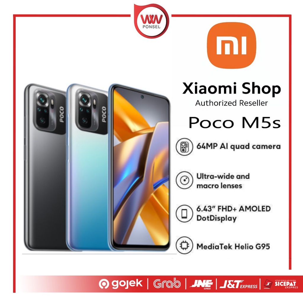 Jual Hp Xiaomi Poco M5s Ram 6GB Internal 128GB Garansi Resmi | Shopee ...