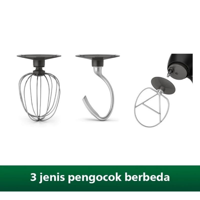 Jual Philips Kitchen Machine Mixer HR7922 / 90 - Kapasitas 5L HR 7922 ...