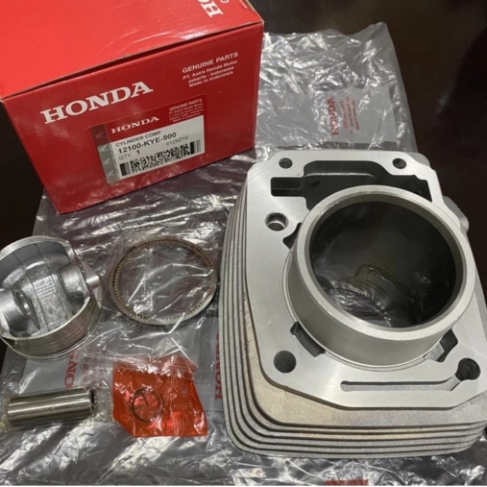 Jual Blok Seher Set Piston Kit Honda Megapro New Monoshock Verza KYE | Shopee Indonesia