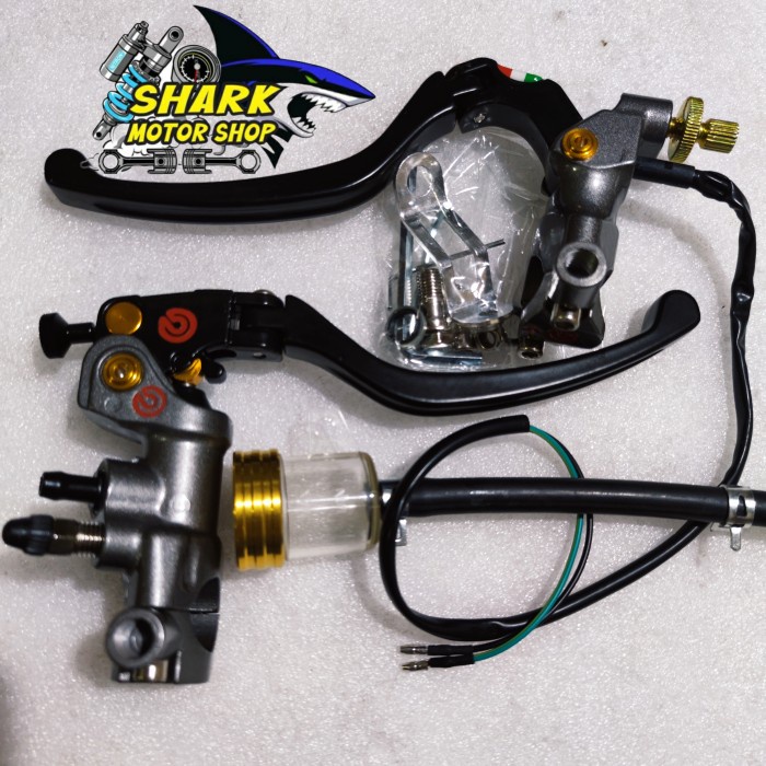 Jual Master Rem Set Brembo Izumi R15,R25,V1,V2,V3 Vixion Matic Bebek ...