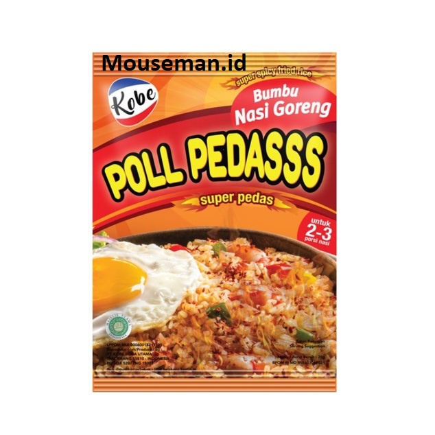 Jual Kobe Bumbu Nasi Goreng POLL PEDASSS super spicy fried rice super ...