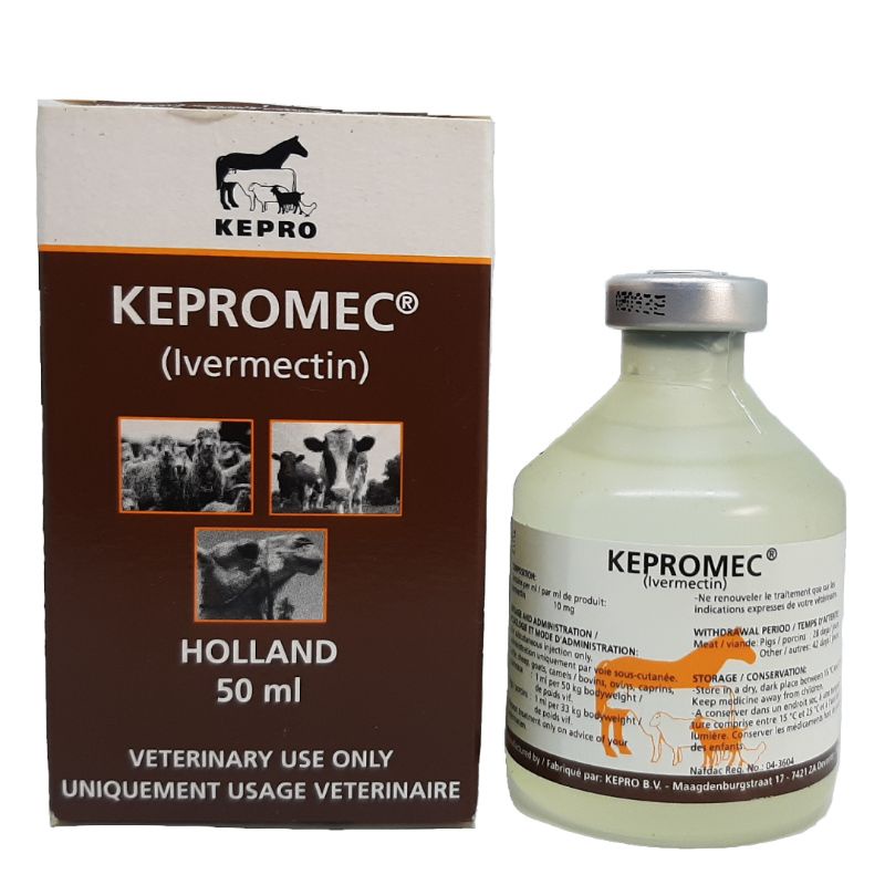 Jual Obat Cacing, Gudig, Scabies, Gurem Hewan - KEPROMEC INJEKSI 50ml ...