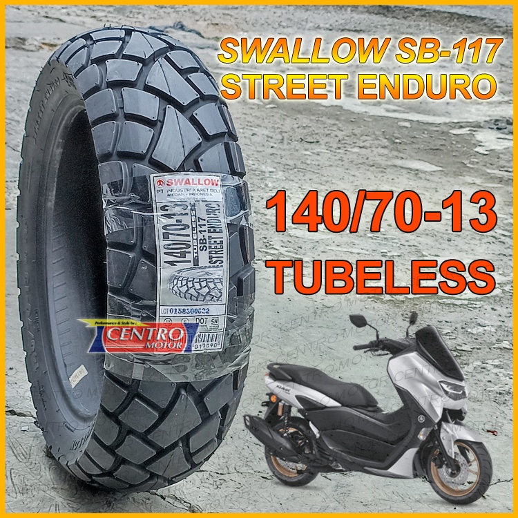 Jual SWALLOW SB117 140/70-13.Ban Dual Purpose untuk Ban belakang NMAX ...