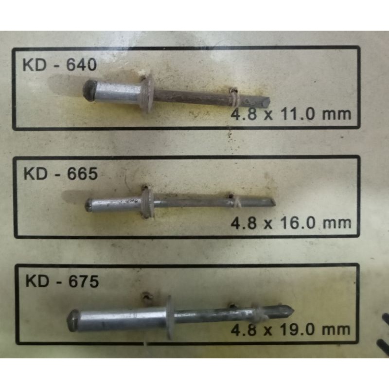 Jual Paku Tembak/Paku Rivet/Paku Ripet 4,8mm | Shopee Indonesia