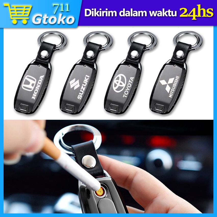 Jual Korek Api Elektrik Lampu LED USB Charger Mobil LOGO Multifungsi ...