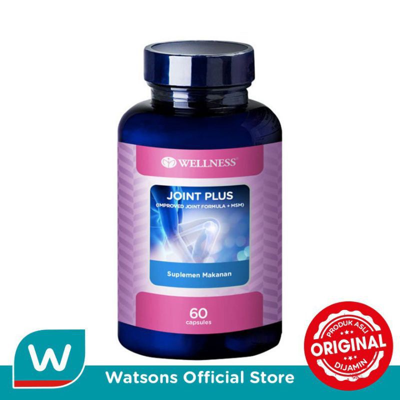 Jual WELLNESS JOINT PLUS WITH IMPROVED JOINT FORMULA + MSM - 60 KAPSUL ...