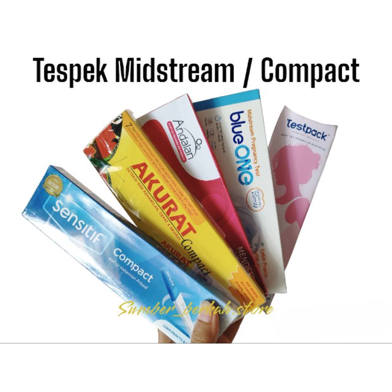Jual Tespek Sensitif Premium Midstream / Compact Sekali Pakai 1 Stick ...