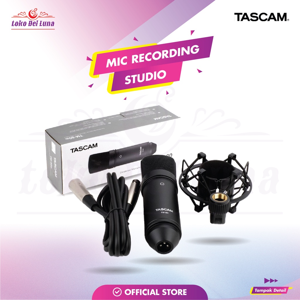 Jual TASCAM Tm 80 Mic Recording Studio | Shopee Indonesia