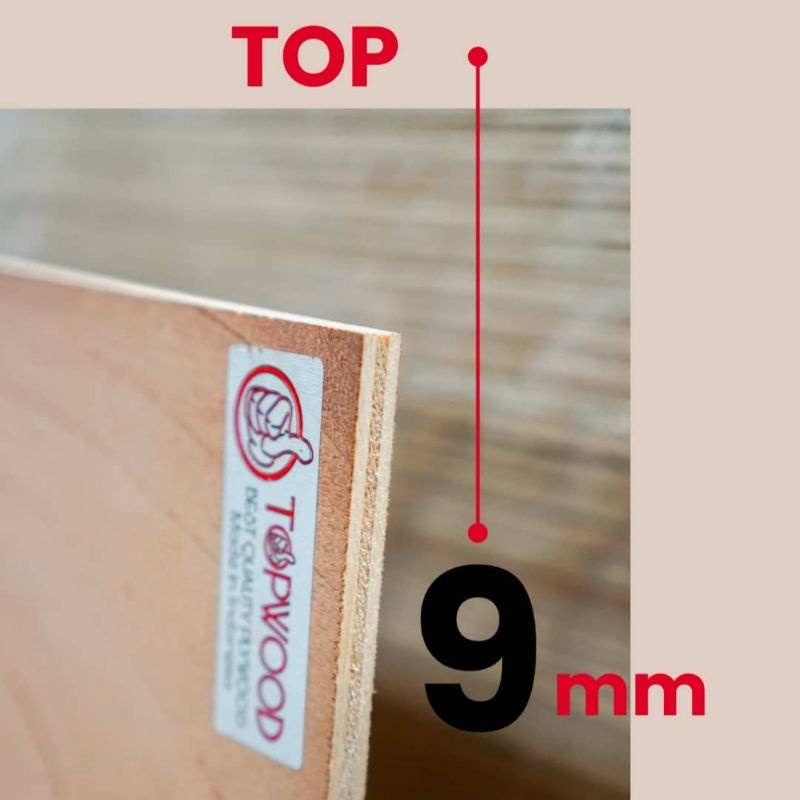 Jual 60x120cm 9mm triplek meranti plywood multiplek baru | Shopee Indonesia
