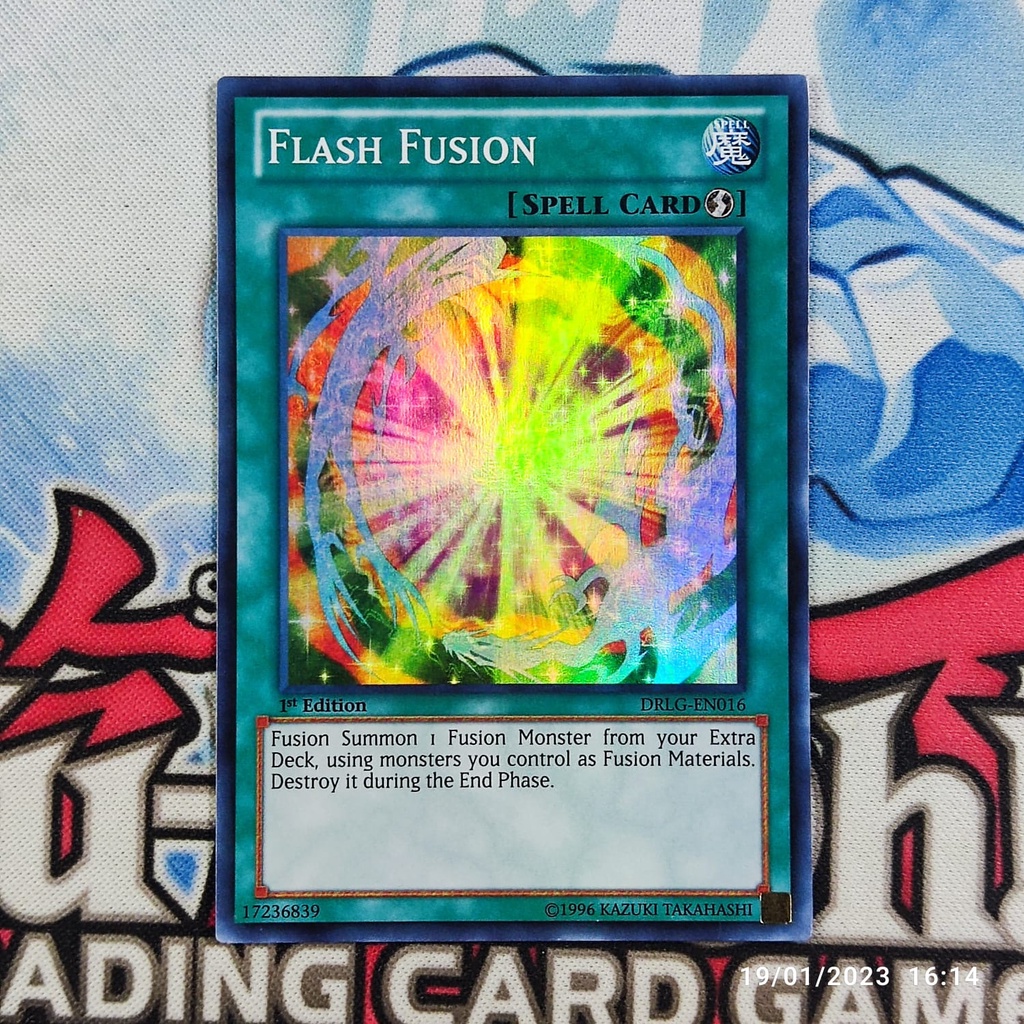 Jual yugioh flash fusion DRLG super rare 1st original | Shopee Indonesia