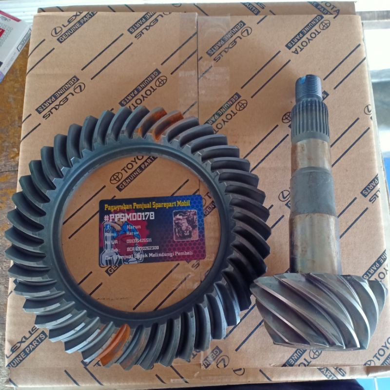 Jual Gear Set Crown Wheel Gardan Belakang Fortuner Hilux Single Cabin ...