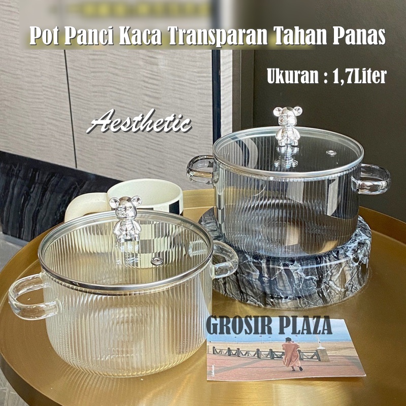 Jual Pot Panci Masak | Kaca Transparan Tahan Panas Material ...