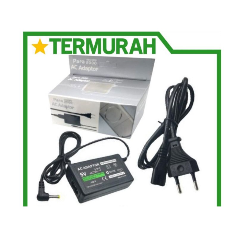 Jual adaptor charger PSP slim fat 1000 2000 3000 original AC ORI adaptor 5v 2A DC Jack para ...