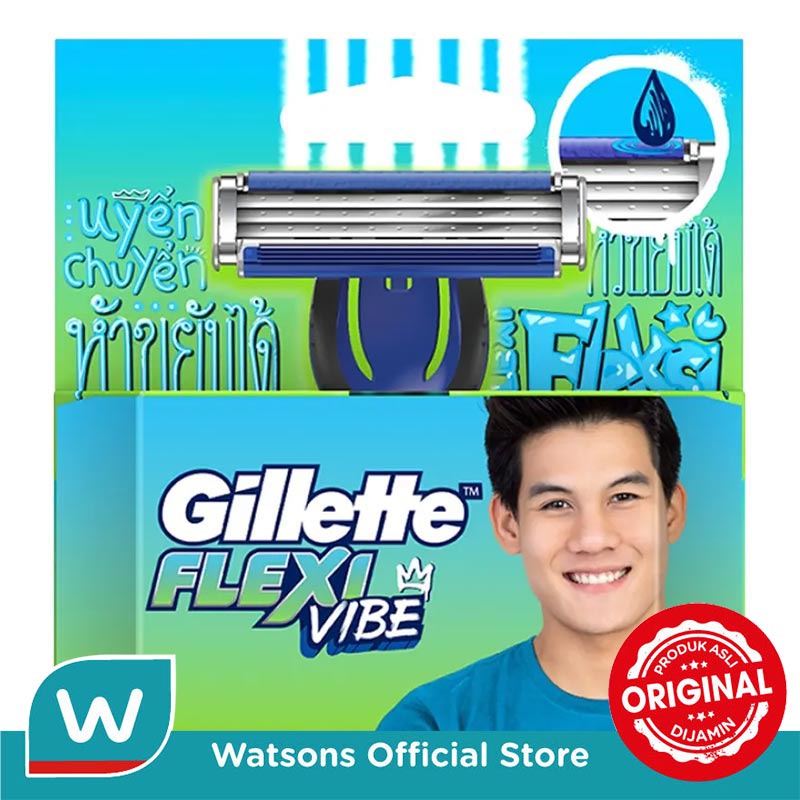 Jual GILLETTE Flexi Vibe Cart 2'S | Shopee Indonesia