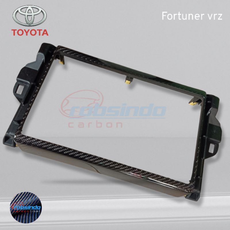 Jual panel frame HU head unit toyota fortuner VRZ carbon | Shopee Indonesia