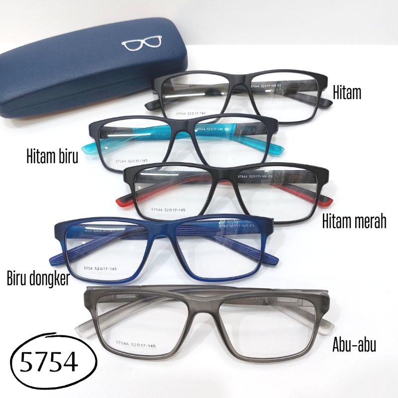 Jual Frame kacamata minus pria Sporty 5754 / Paket kacamata lensa minus ...