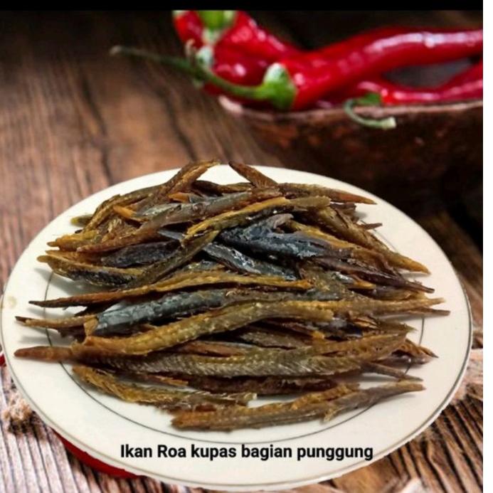 Jual ♦ Ikan Roa asap Kupas daging punggung 500 gram / ikan Roa kupas ...
