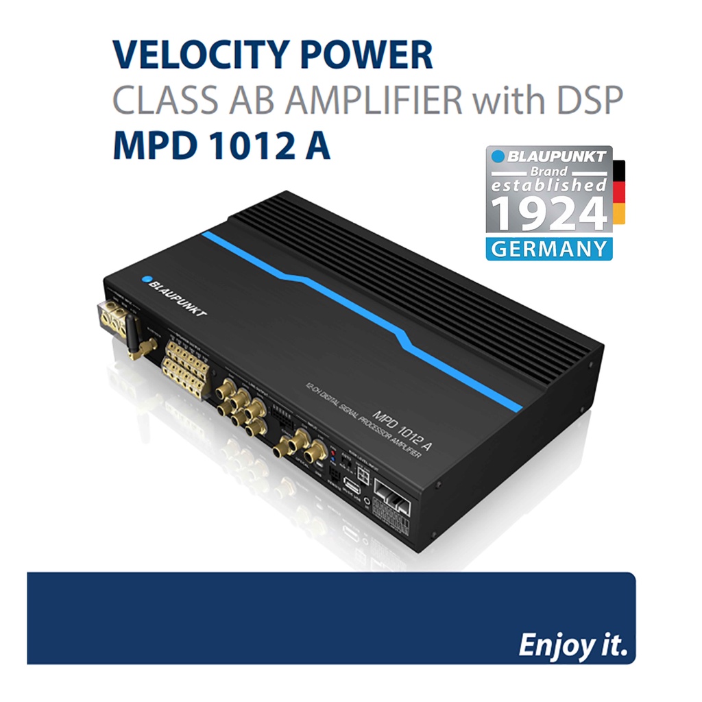 Jual Blaupunkt MPD 1012A Power Amplifier 12-Channel Built in DSP ...