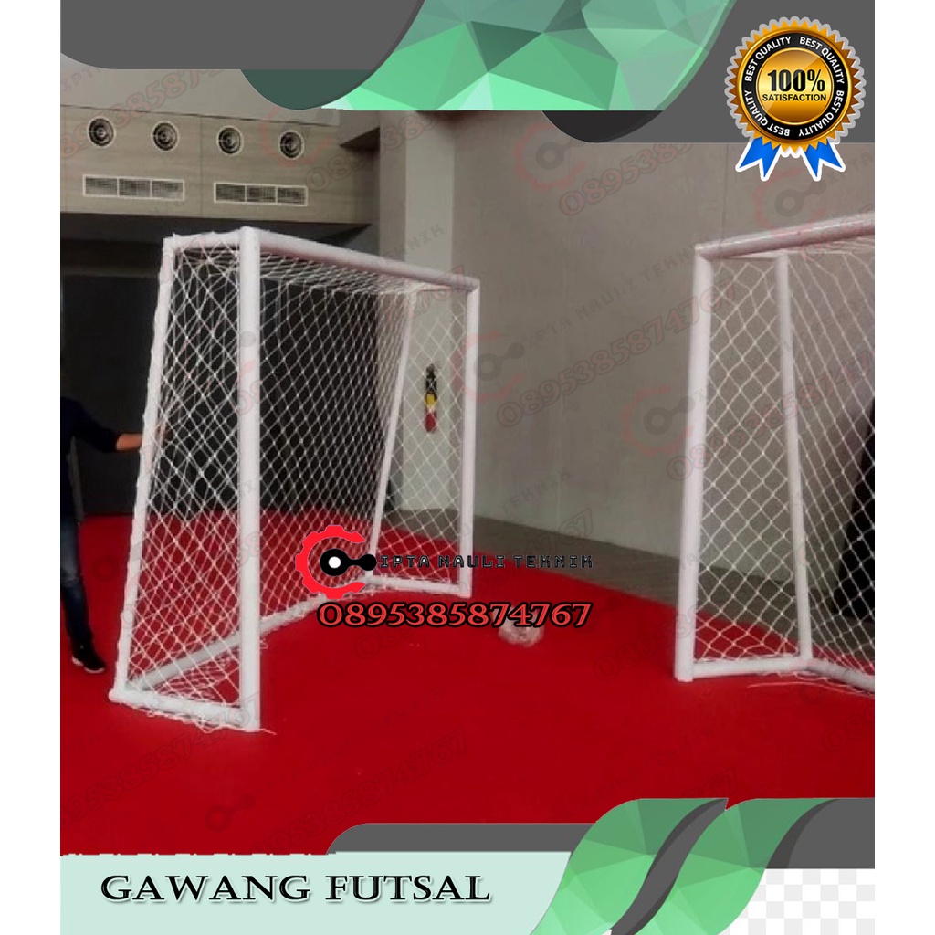 Jual Gawang Futsal Standar + Jaring Gawang, GFS-3 | Shopee Indonesia