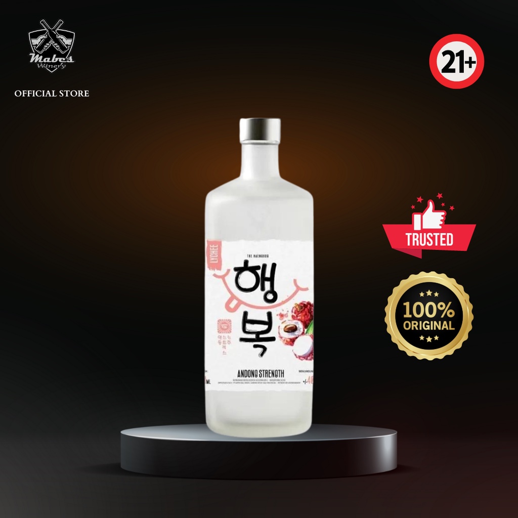 Jual Andong Strength Soju Lychee by Happy Soju 750ml | Shopee Indonesia