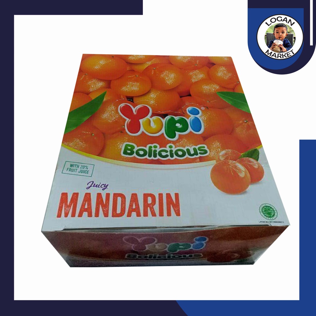 Jual Permen Yupi Bolicious Jeruk Mandarin Orange Box Isi 24Pcs 24 Pcs ...