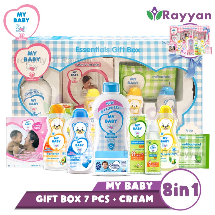 Jual [MX]My Baby Gift Box plus Cream | Paket Hadiah Bayi Baru Lahir Set ...