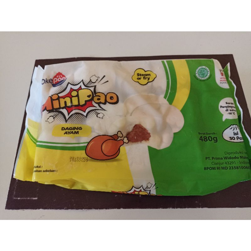 Jual PROMO KIPAO BAPOU MINI MINIPOU ISI 30 BIJI 480GR MURAH LEZAT ROTI ...
