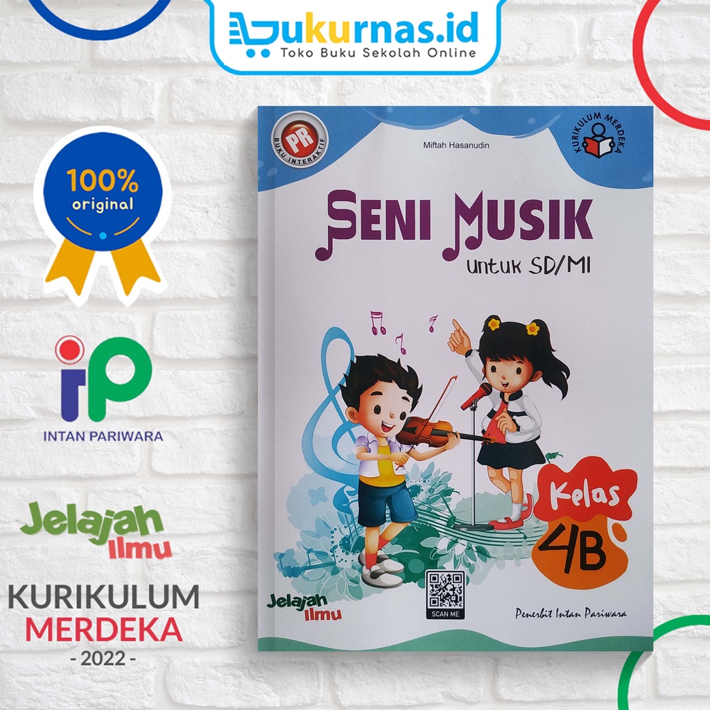 Jual Buku PR Interaktif Seni Musik SD/MI Kelas 4 Semester 2 - Kurikulum Merdeka Kurmer Intan ...