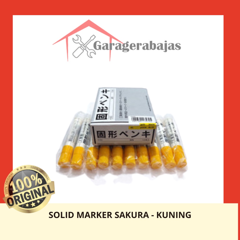 Jual SOLID MARKER SAKURA / SPIDOL PENANDA BESI PERMANEN - Kuning - PER ...