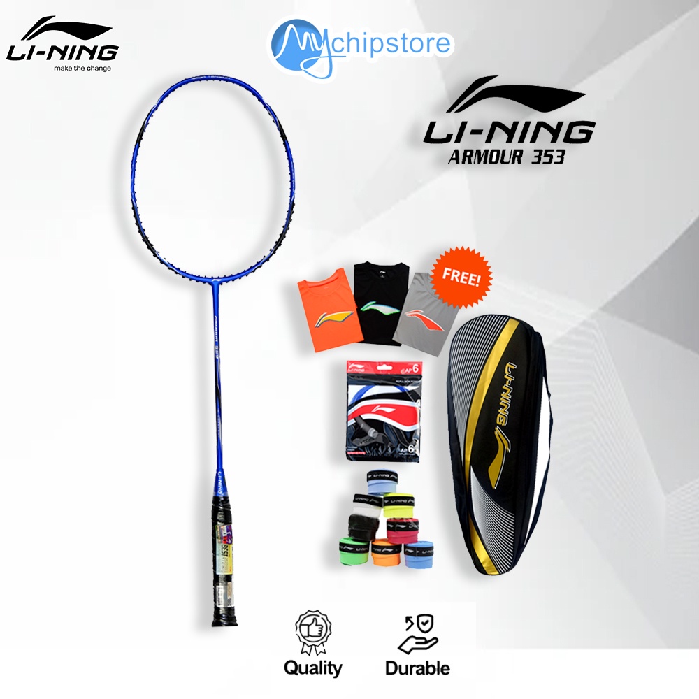 Jual Raket Bulutangkis Badminton Original LINING ARMOUR 353 | Shopee ...