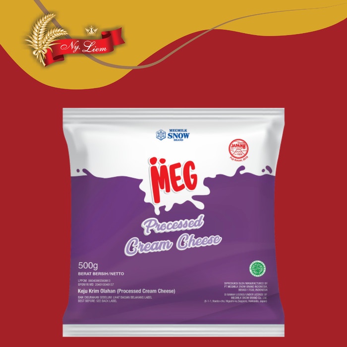 Jual MEG Processed Cream Cheese / Keju Krim 500 gram | Shopee Indonesia