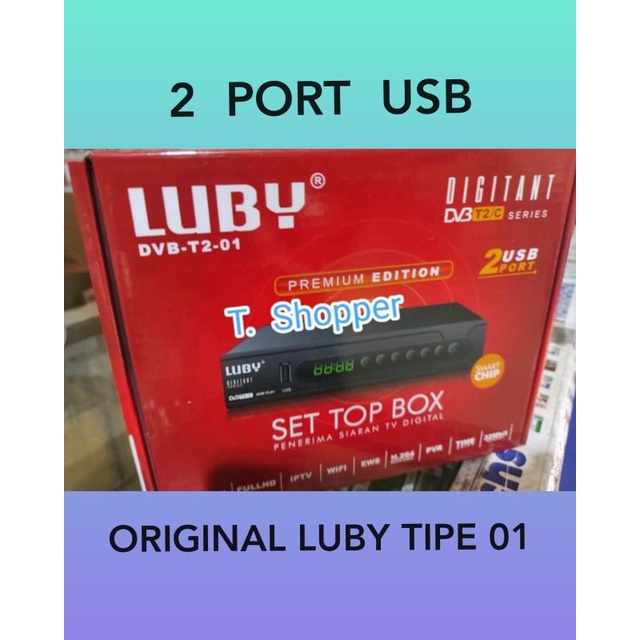 Jual Set Top Box Luby DVB T2 Receiver TV STB Digital DVB T2-01 ORIGINAL / Set Top Box Super Hd ...