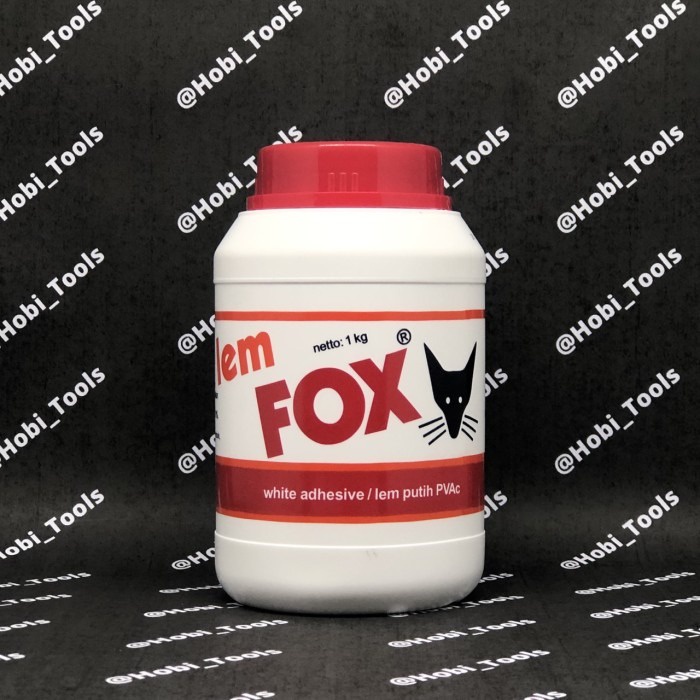 Jual FOX LEM PUTIH PVC 1KG - WHITE GLUE 1 KG | Shopee Indonesia