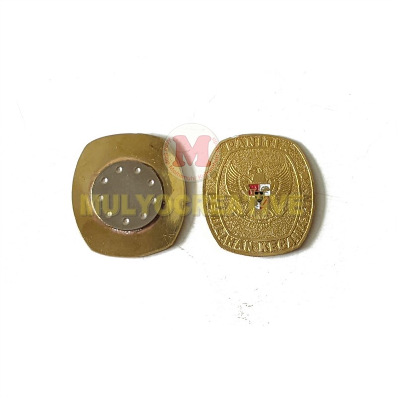 Jual Pin Panitia Pemilihan Kecamatan PPK Bros Logam Kuningan Gold ...