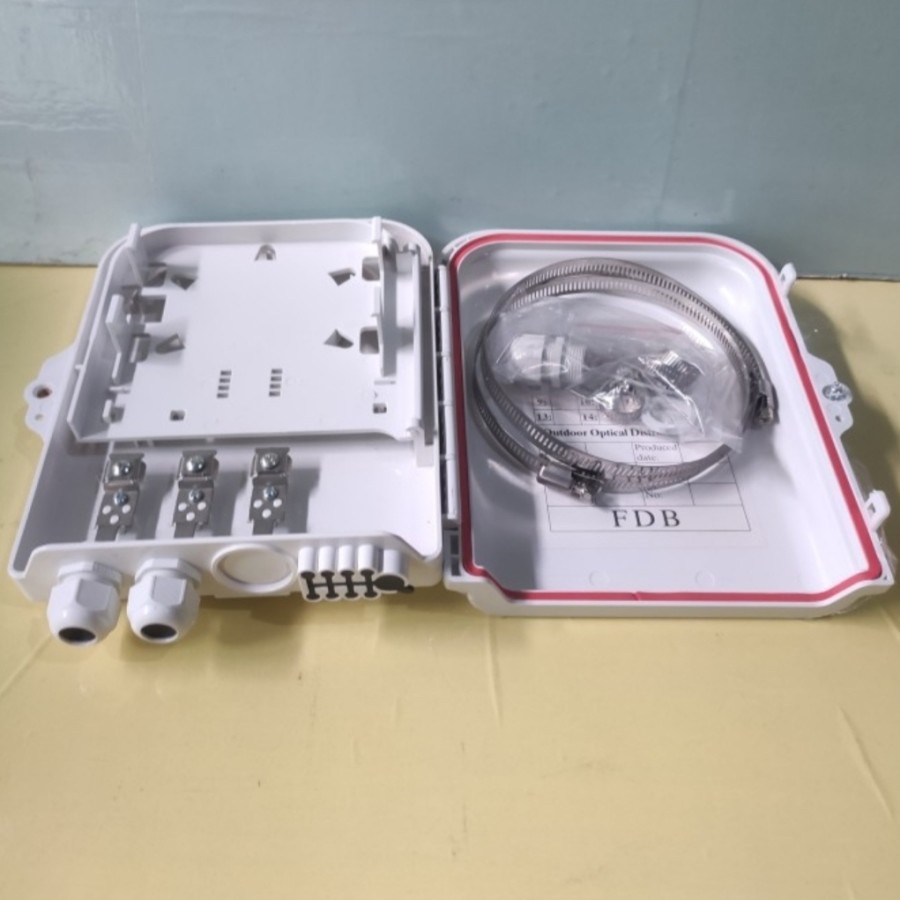 Jual odp box 8 core kosongan / odp 8 core kosongan odp fiberoptik ftth ...