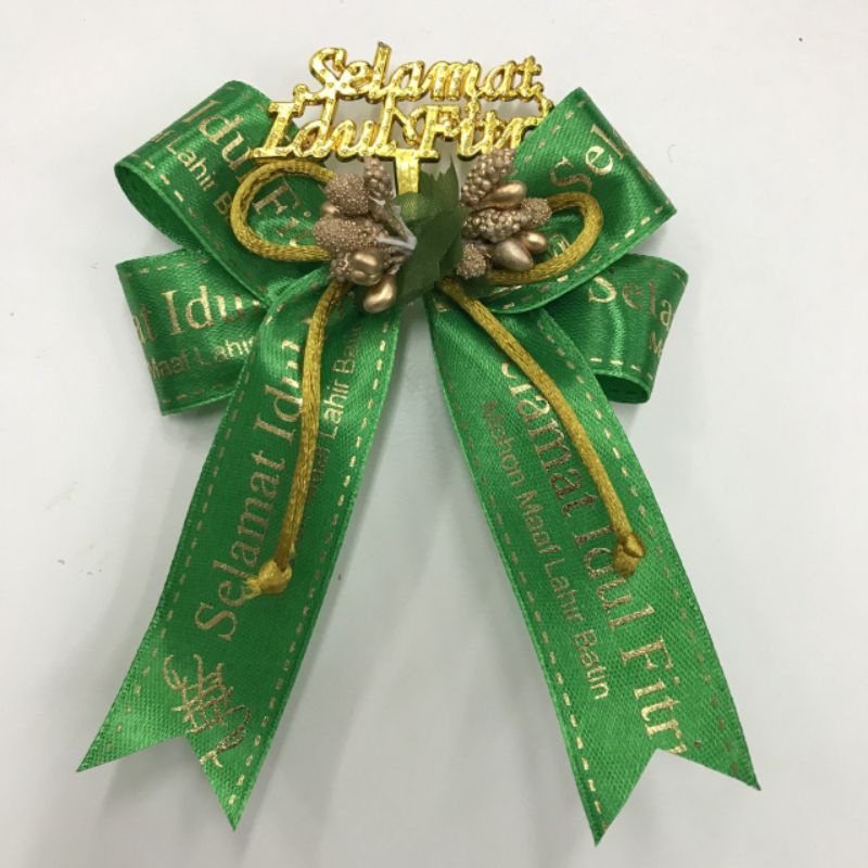 Jual 1 BUAH PITA SATIN SIAP PAKAI| HAMPERS | PITA IDUL FITRI LEBARAN ...