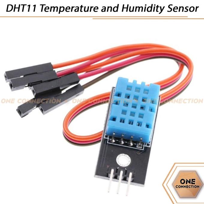 Jual DHT11 Temperature and Humidity Sensor Module Detektor Suhu ...