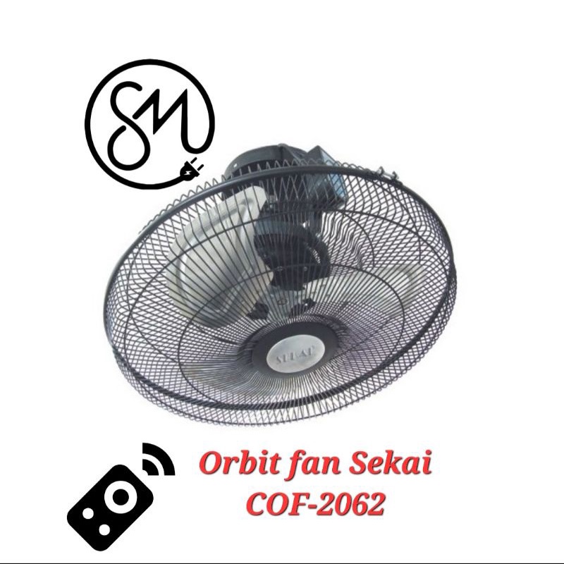 Jual KIPAS ANGIN PLAFON ORBIT FAN SEKAI 20 INCH 130 WATT TYPE COF 2062 ...