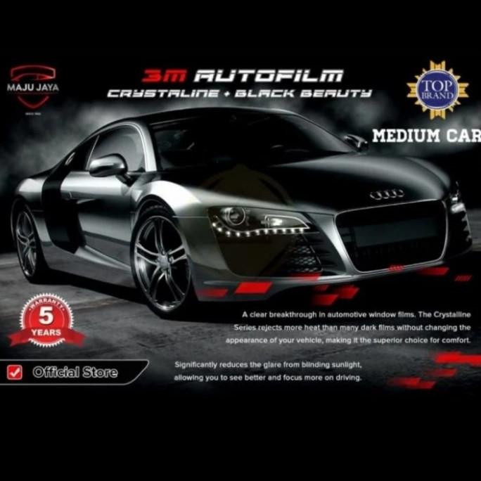 Jual Kaca Film Mobil 3M Crystaline + Black Beauty ORIGINAL ORI ( MEDIUM ) | Shopee Indonesia