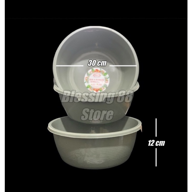 Jual Baskom Plastik No.14 Great Abu Hijau Tebal / Basin / Baskom ...