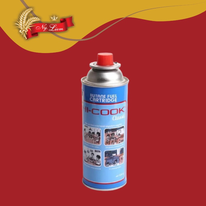 Jual HI-COOK Gas Portable / Butane Fuel Cartridge Classic 230 gram ...