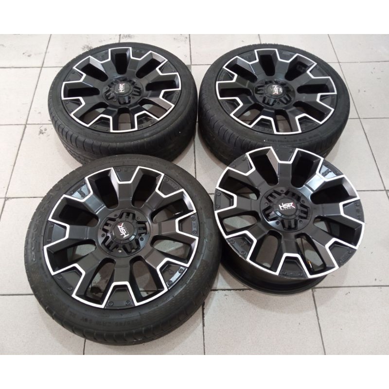 Jual Velg Mobil Bekas Offroad Racing HSR DOLASI R18 Lebar 8 Inch Hole 5 x 114,3 Et 40 Warna ...